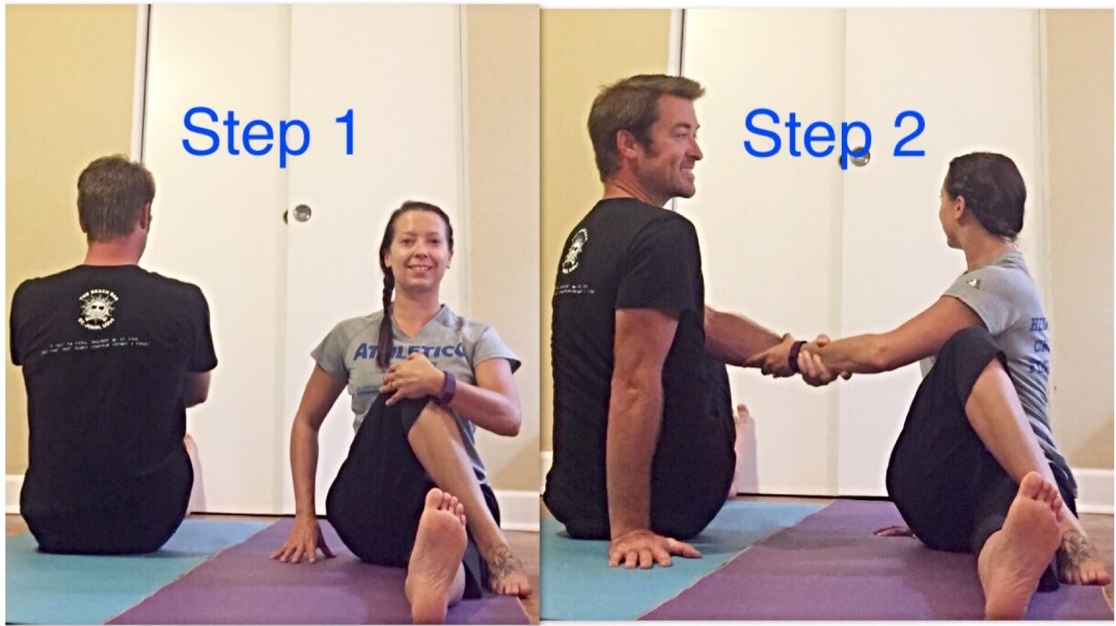 Stretch Of The Week Partner Twist Stretch October